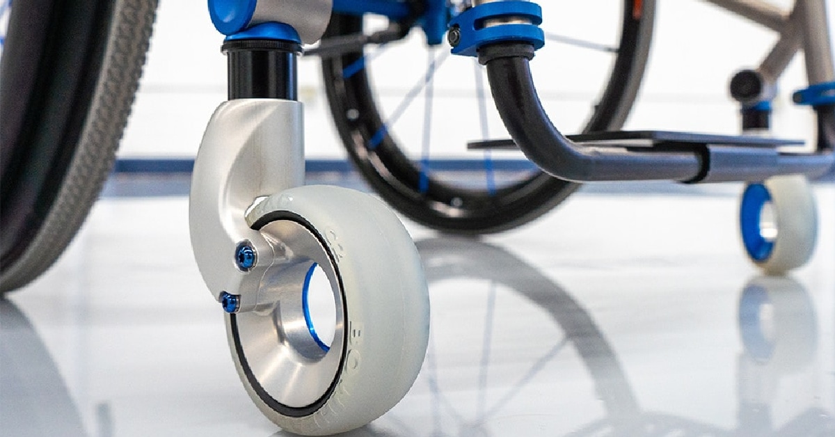 Bowhead’s Casters Designed to Stay Hair Free - New Mobility