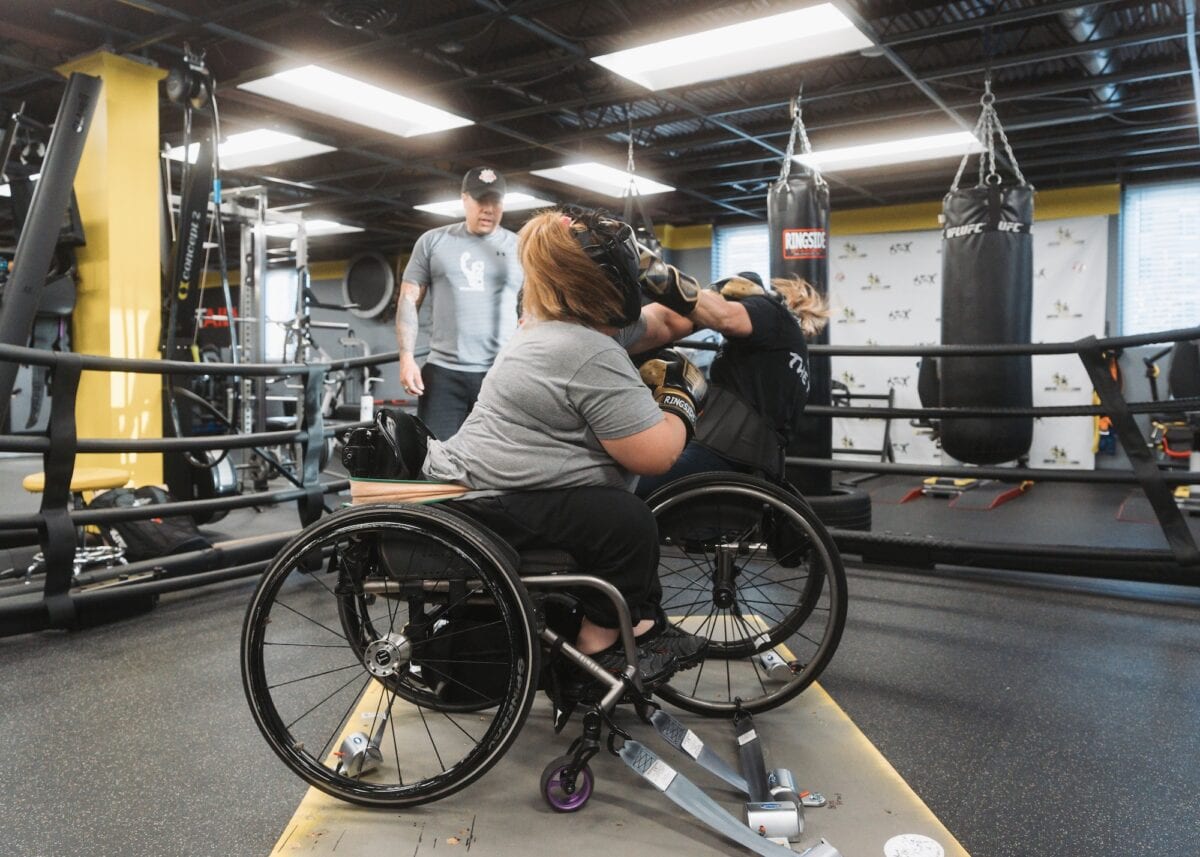 Adaptive Boxing Rolls into the Ring - New Mobility